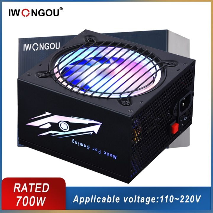 IWONGOU Power Supply for PC 300W 400W 500W 600W Pc Font 110V/220V ...
