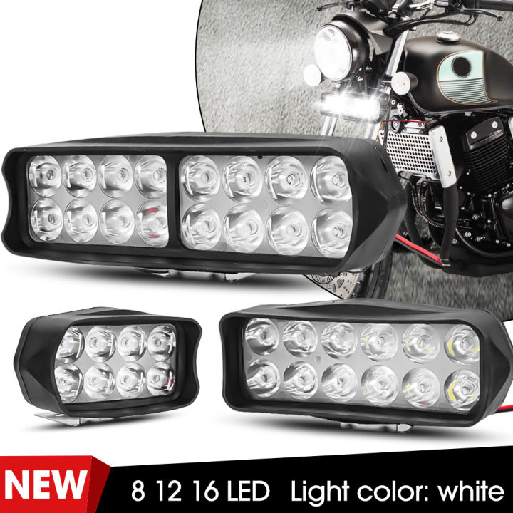8/12/16 LED Car Work Light High Bright Spotlight Universal Offroad ...