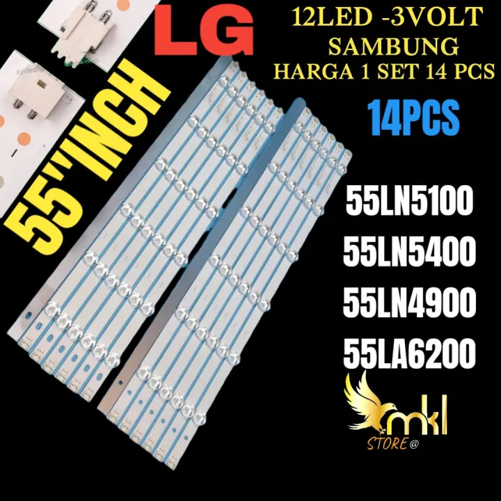 BACKLIGHT TV LED LG 55INCH 55LN5100-55LN5400-55LN4900-55LA6200 ...