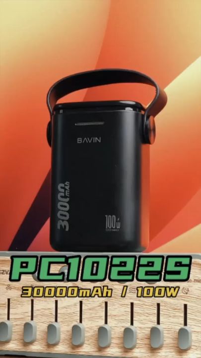 100W 65W BAVIN 30000mAh 20000mAh Laptop Power Bank Super Fast Charge ...