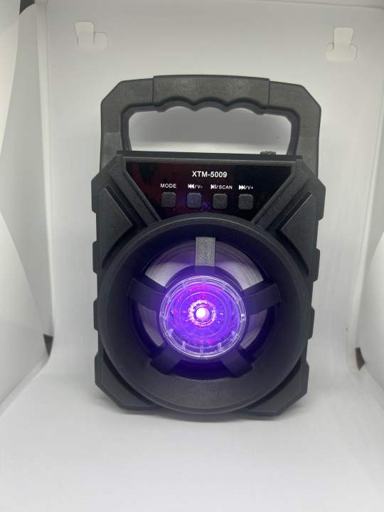 ลำโพงบลูทูธ XTM-5009 เสียงดี เบสหนัก พกพาง่าย(รองรับไมโครโฟน, USB ...