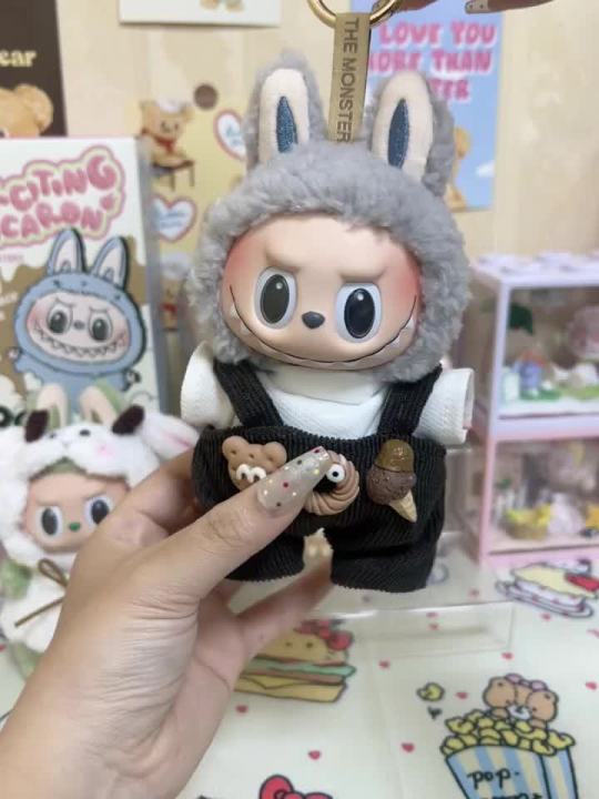 ลาบูบูมาการอง LABUBU เคสใสป้องกัน Labubu V1 case LabubuV2 เคสใสป้องกัน ...