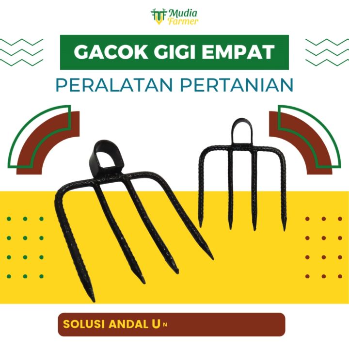 GACOK GIGI 4 BAHAN BAJA - SOLUSI ANDAL UNTUK PERKEBUNAN | Lazada Indonesia