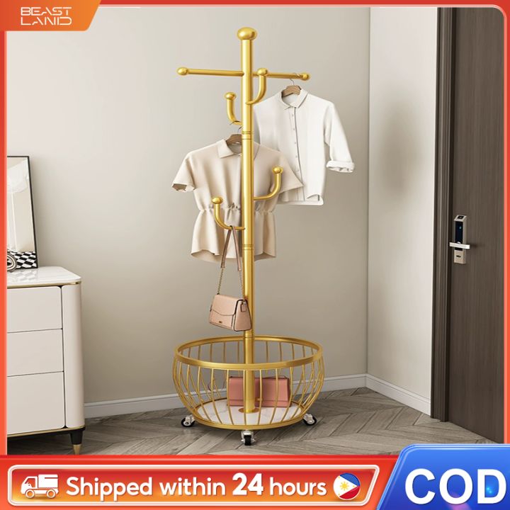 Standalone Coat Rack Clothes Rack Clothes Drying Rack Simple Portable ...