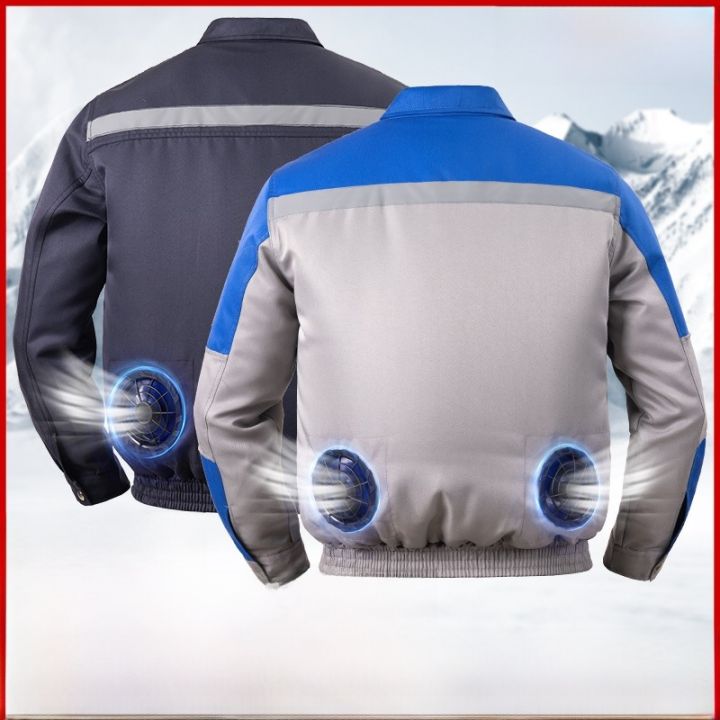 Summer Air Conditioning Suit Jacket Unisex Thin Outdoor Construction ...