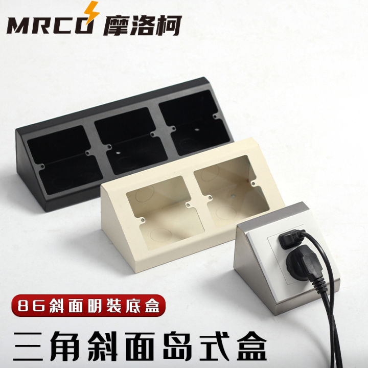 Triangle Oblique Table 86 Socket Bottom Box Laboratory Double-Sided ...