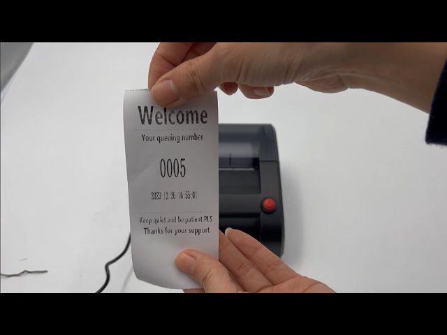 Queue Number Printer Queueing Paper System 57Mm Thermal Paper No Need ...