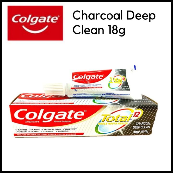 Colgate Charcoal Deep Clean Toothpaste 18g | Lazada