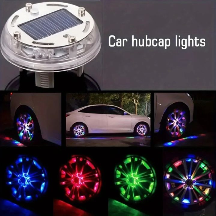 💡【New Listing】💡2024 Newly Upgraded 16 Modes of Wheel Lights Car Tires ...