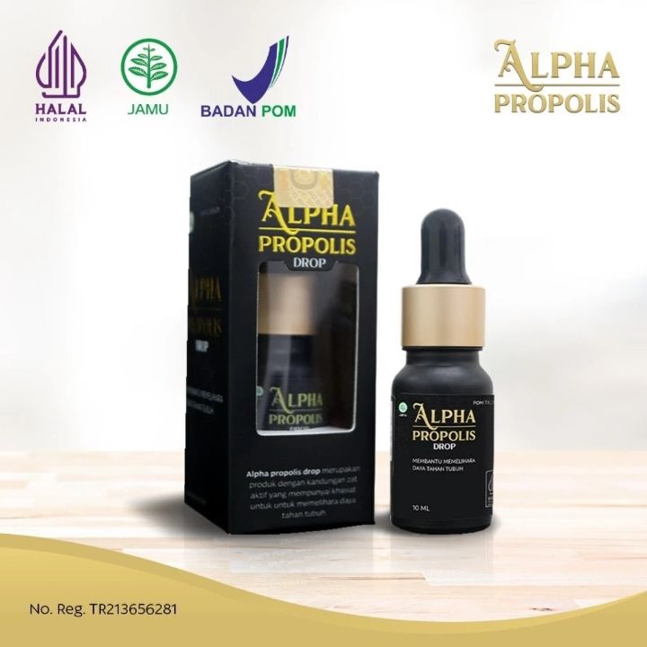 Alpha Propolis isi 10ml Original Propolis Herbal Multivitamin Flavonoid ...