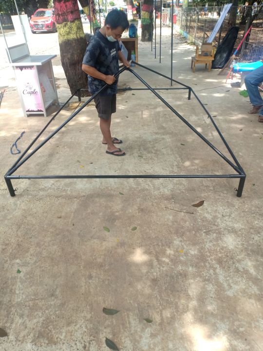 Rangka tenda ukuran 1.5x2m (hanya rangka)belum termasuk atap | Lazada ...