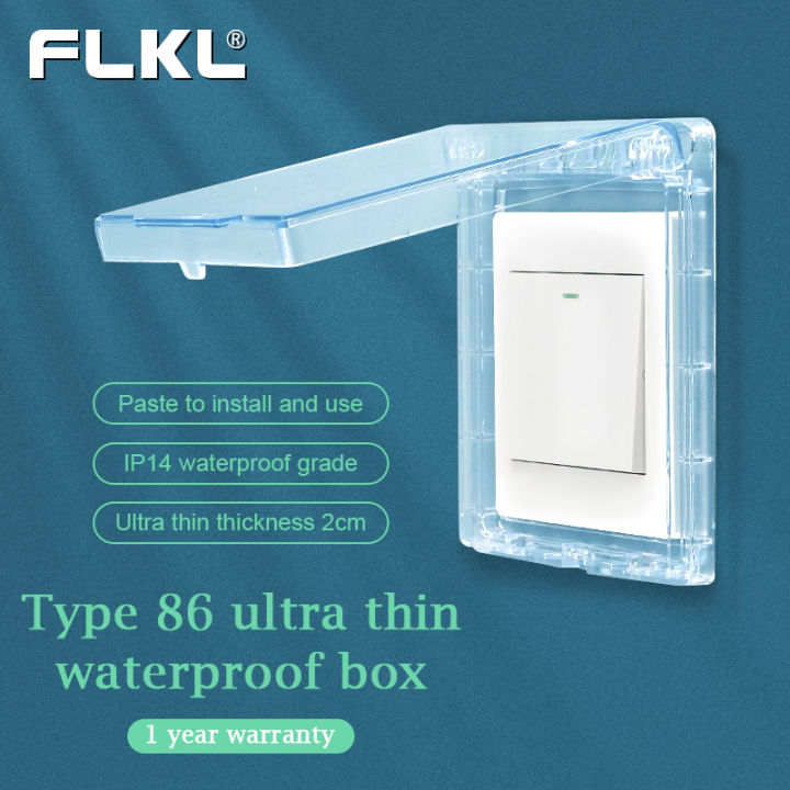 FLKL Switch Socket Waterproof Box Cover Balcony Outdoor Waterproof And ...