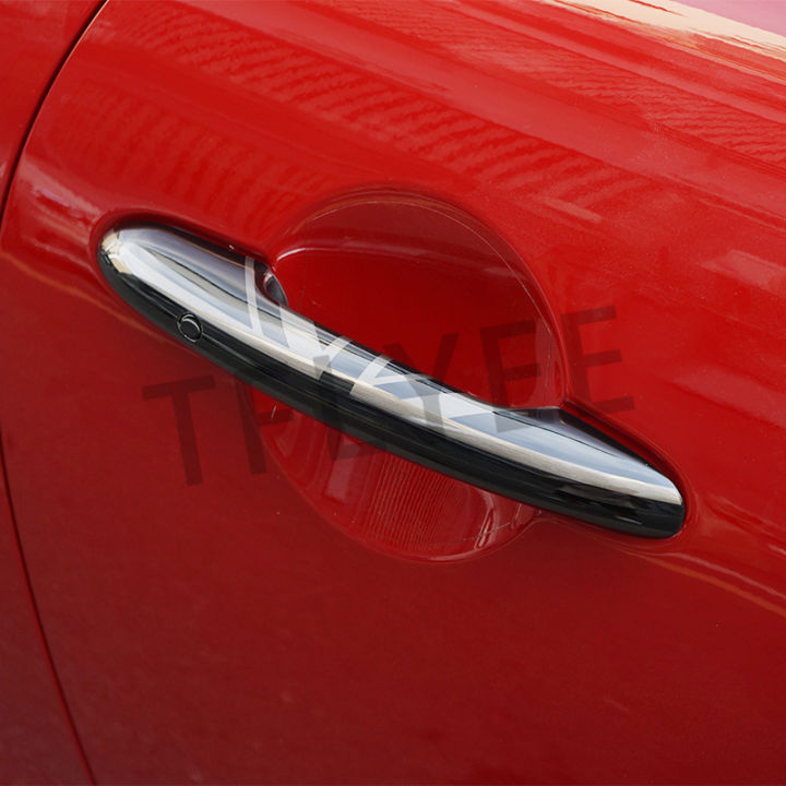 Union Jack Car Door Handle Cover Stickers For MINI Cooper S JCW F56 ...