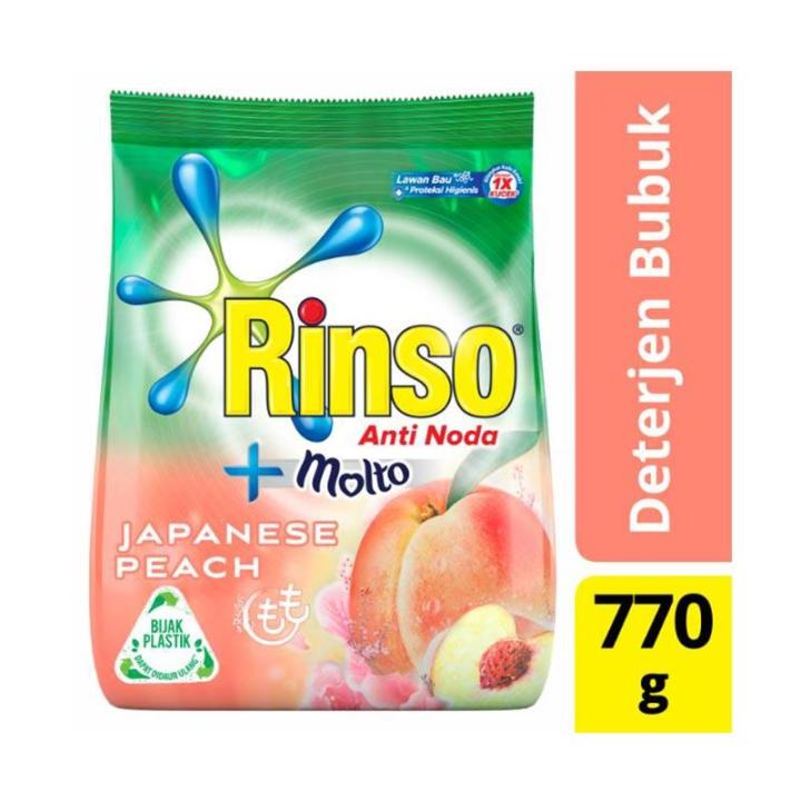 rinso Molto deterjen Japanese peach 770 gr | Lazada Indonesia