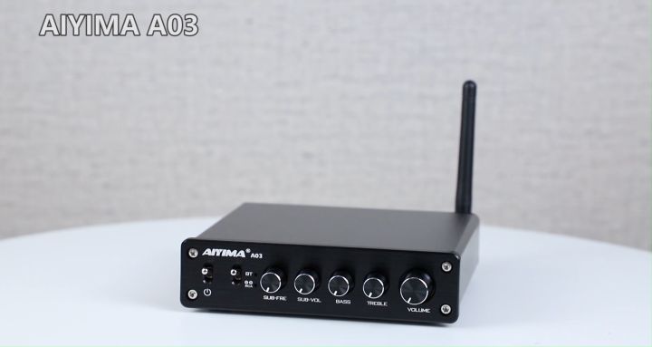 AIYIMA A03 TPA3116 Subwoofer Bluetooth Amplifier HiFi TPA3116D2 2.1 Digital Power Amplifiers ...