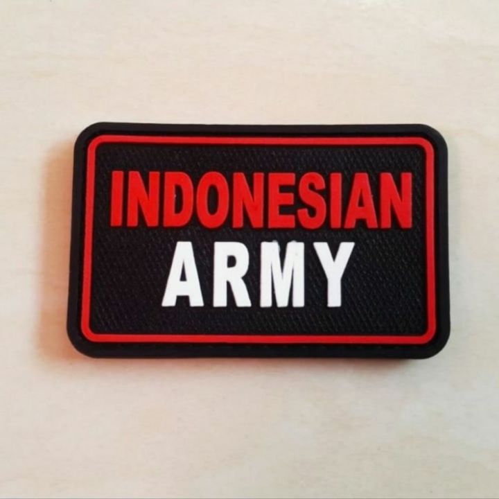 Patch Rubber Indonesian Army | Lazada Indonesia