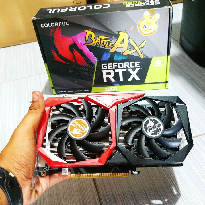 VGA RTX 2060 6GB COLORFUL BATTLEAX GDDR6 (LIKE NEW) | Lazada Indonesia