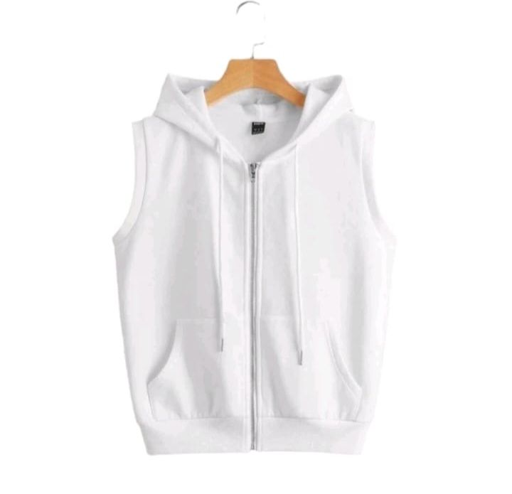 rompi putih resleting polos | Lazada Indonesia