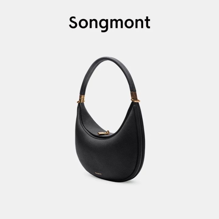 Songmont Medium Luna bag Women Handle bags Moon bags leather | Lazada PH