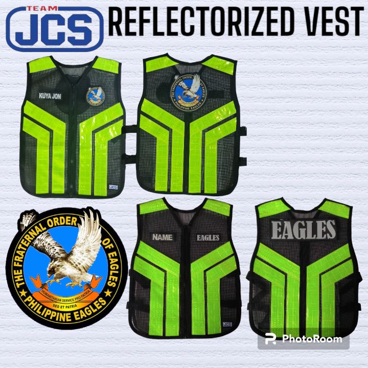 Eagles vest reflectorized | Lazada PH