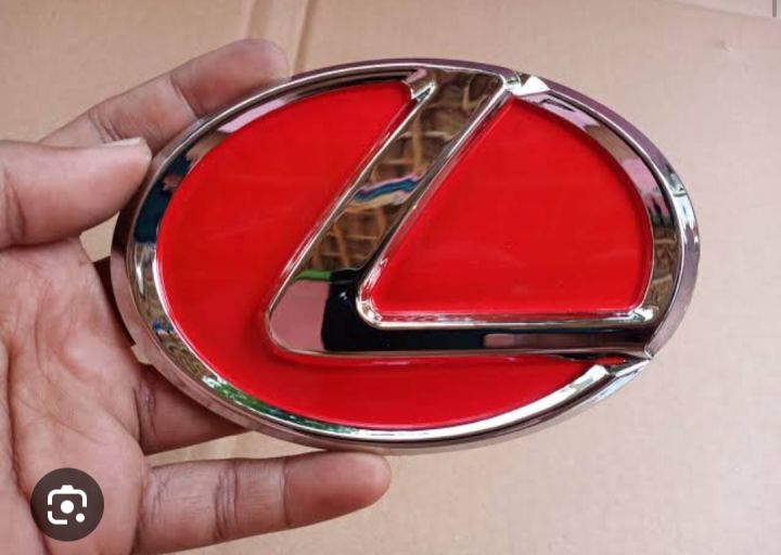 emblem logo ( LEXUS MERAH ) (12cm) | Lazada Indonesia