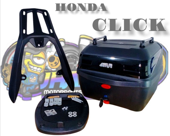 ( HONDA CLICK ) GIVI 36L AND RAVEN BRACKET FOR HONDA CLICK V1 / V2 ...
