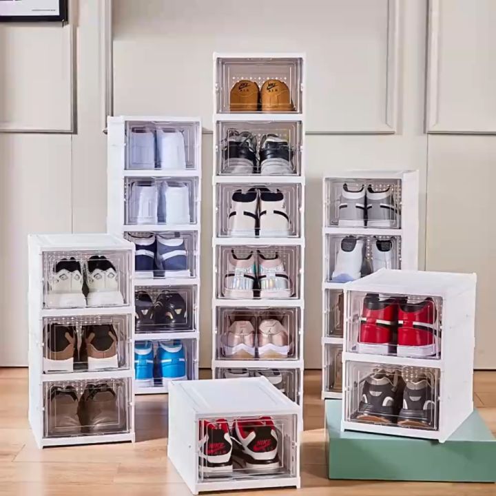 MD-C867 Rak Sepatu Lipat Anti Debu Lemari Multifungsi Serbaguna / Rak ...