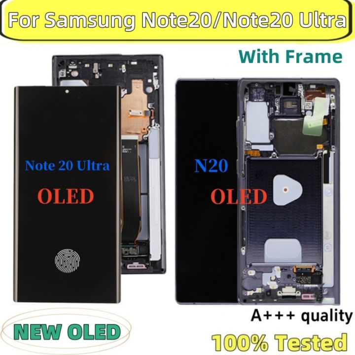 Super OLED Note 20 N981U N981B Display For Samsung Galaxy Note 20 Ultra N986U N986B LCD Touch ...