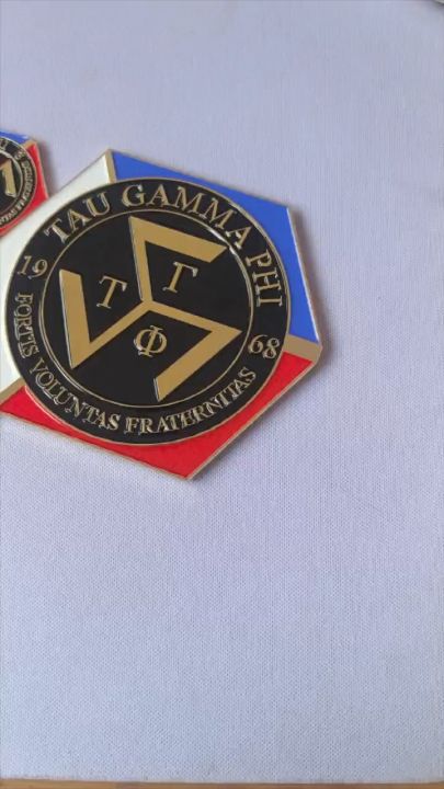 High Quality 3D Metal TAU Car Emblem TAU GAMMA PHI 1968 AND 2000 ...
