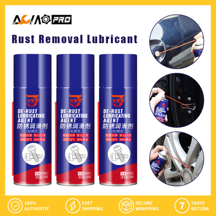 AumoPro 200ml/450ml Rust Remover Chain Lubrication Anti Rust Lubricant ...