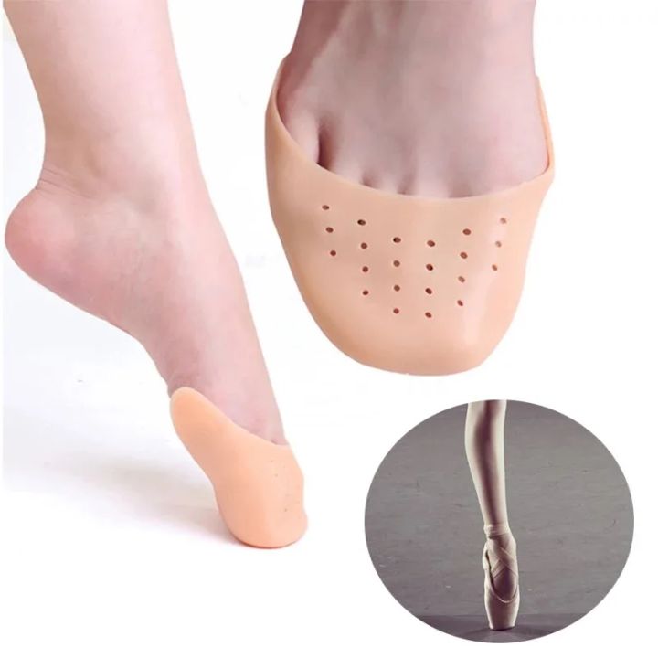 Silicone Toe protection Forefoot Pads Insoles Comfortable Shoe Pad Pain ...