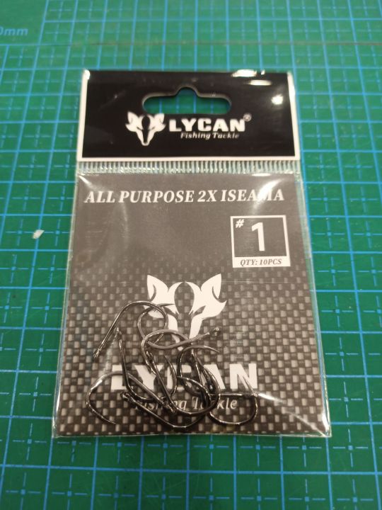Kail Pancing Lycan Iseama All Purpose 2x Hook Mata Kail | Lazada Indonesia