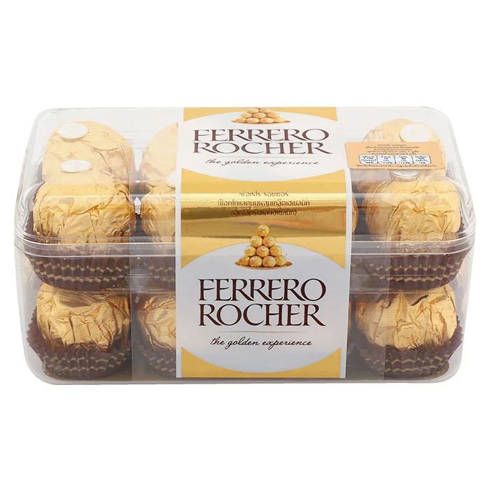 Ferrero Rocher 🍫ช็อกโกแลต เฟอร์เรโร่ ร็อชเชอร์ 1630 ลูก Th