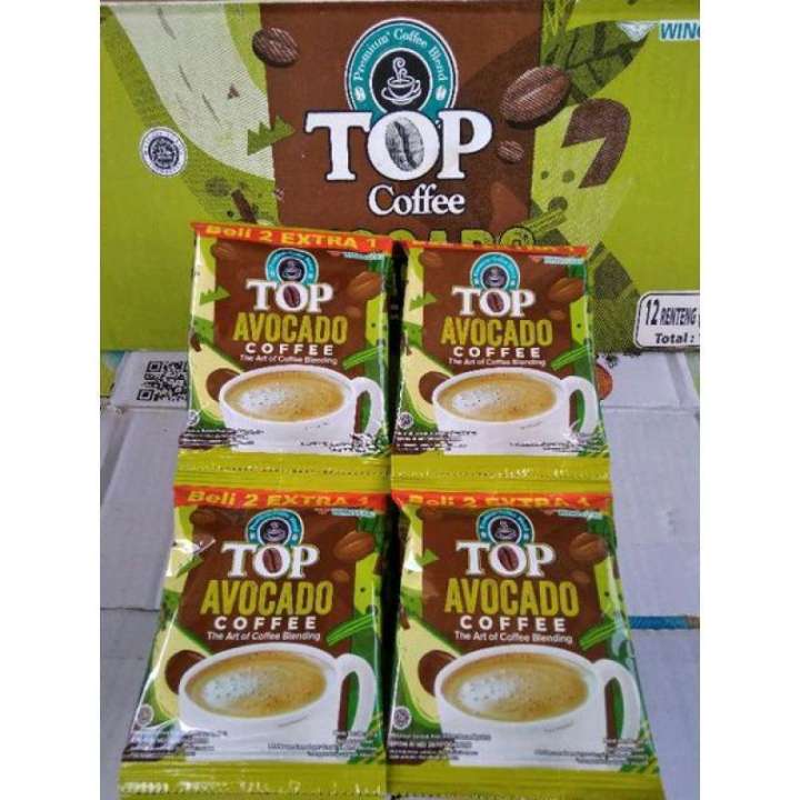 TOP COFFEE RASA AVOCADO ISI 22grm x15 Bungkus | Lazada