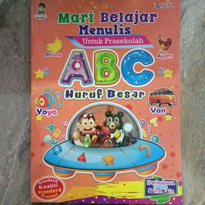 MARI BELAJAR MENULIS ABC HURUF BESAR | Lazada