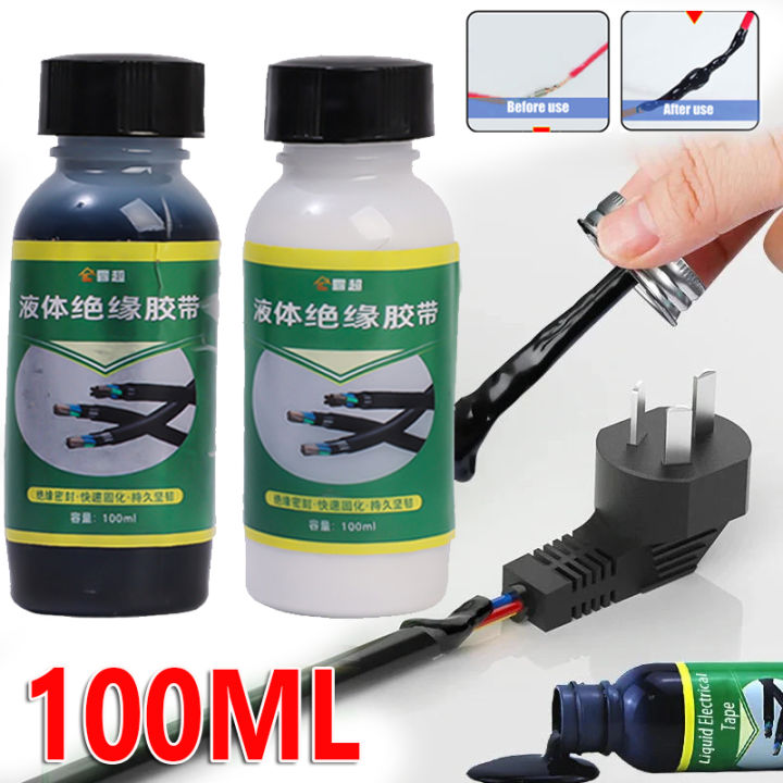 100ML Waterproof Liquid Electrical Tape Insulating Tape Repair Rubber ...