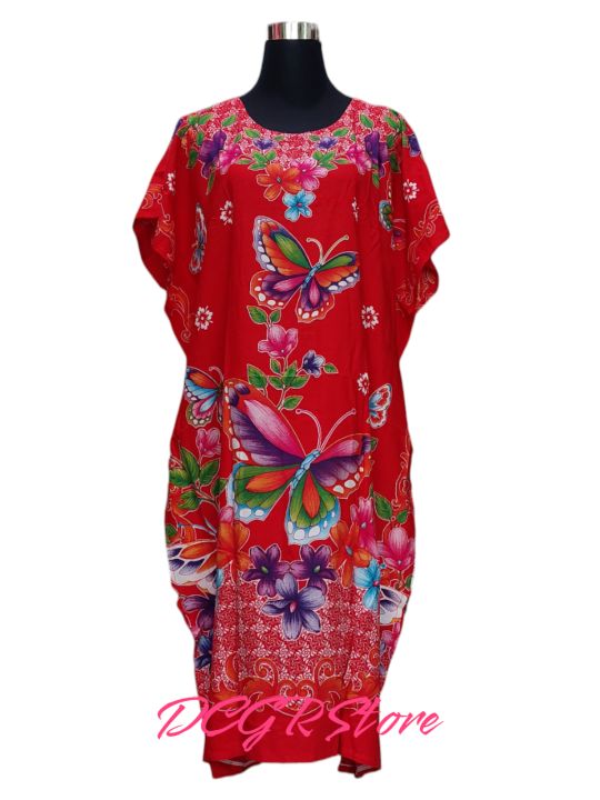 Kaftan Duster/ Batik Caftan/ Made in Indonesia/ Dress (Butterfly1 ...