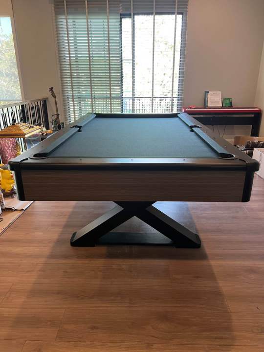Pool table 7 feet crossed legs | Lazada.co.th