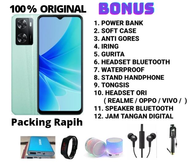 OPPO A57 RAM 4/64 RESMI | Lazada Indonesia