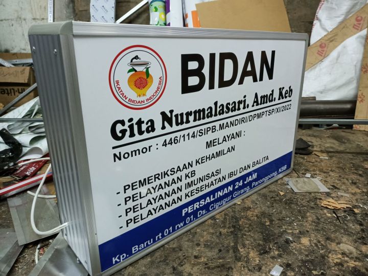 NEONBOX FRAME UK 70x50 DESAIN CUSTOM | Lazada Indonesia