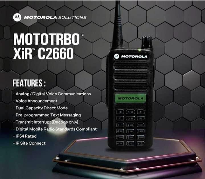 MOTOROLA XiR C2660 DMR Digital/Analog Full Keypad Portable Radio ...