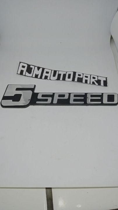 EMBLEM TULISAN 5 SPEED | Lazada Indonesia