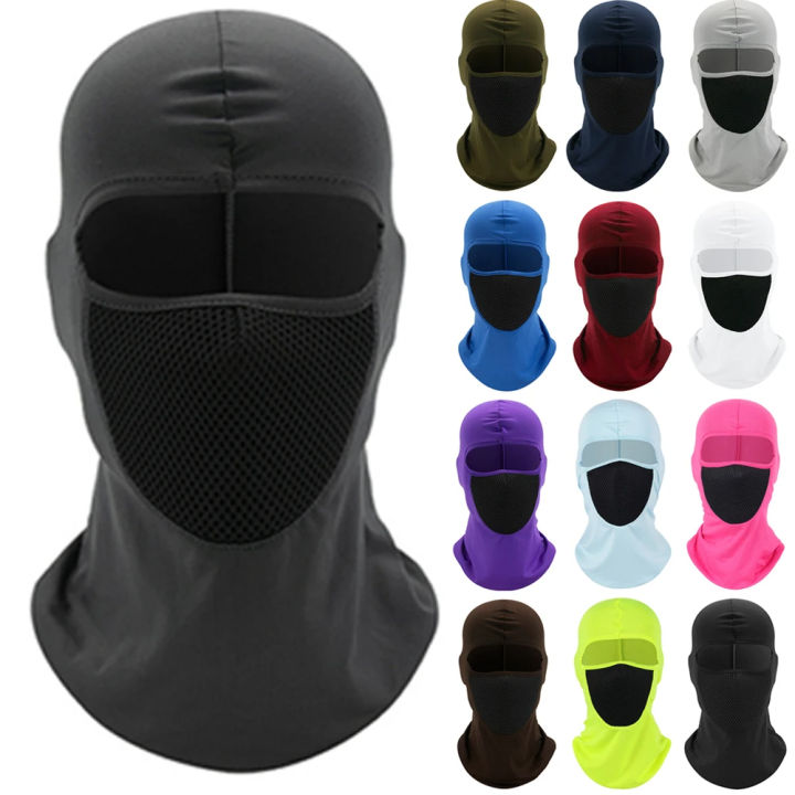 กลางแจ้ง Balaclava Full Face Mask Hood รถจักรยานยนต์ผ้าพันคอขี่จักรยาน ...