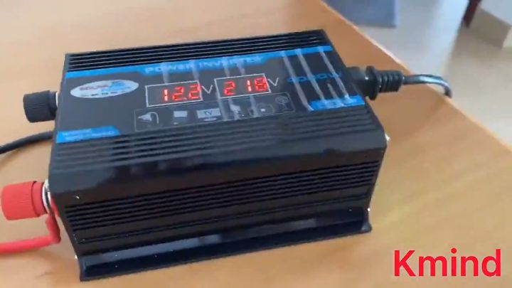 Inverter Frekuensi Tinggi, Modifikasi Gelombang Sinus, Daya Puncak 4000W Inverter DC 12V ke AC ...