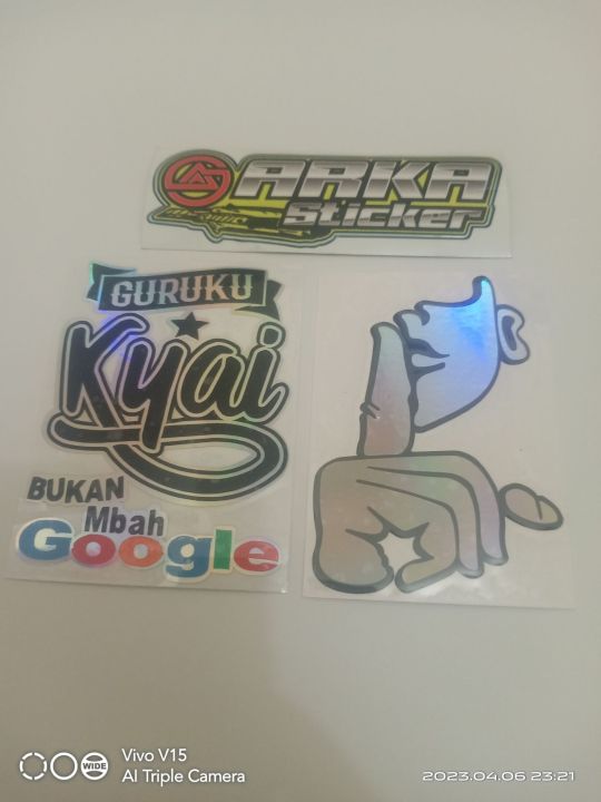 sticker cutting guruku kyai,sst | Lazada Indonesia