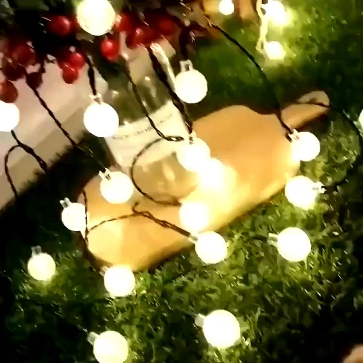 Raya LED Solar Crystal Ball Light Outdoor Garden Wedding Party ...