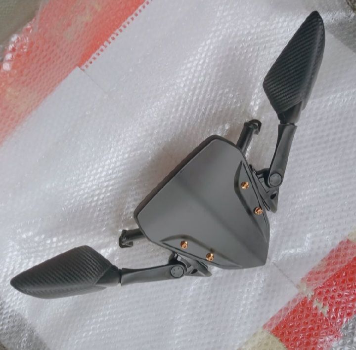 SNIPER 155/150 SET SIDE MIRROR WITH VISOR AND BRACKET | Lazada PH