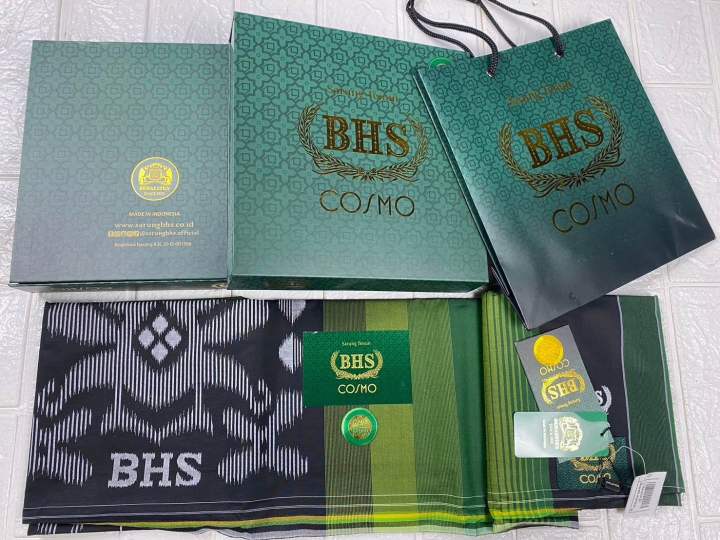ผ้าสโร่งชาย BHS Cosmo SILVER นำเข้ามาจากอินโดนีเซีย | Lazada.co.th