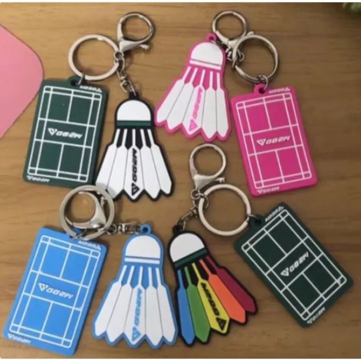 🛒พร้อม ส่ง 🛒พวงกุญแจลายสนามแบดแบดมินตัน GGEM | Lazada.co.th