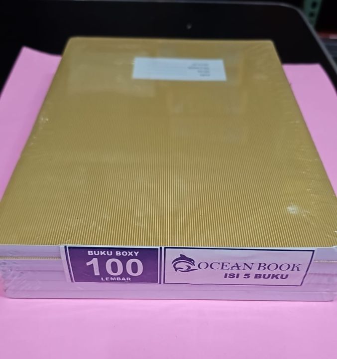 Buku Tulis Ocean Book Kraft Boxy/Panjang 100 | Lazada Indonesia